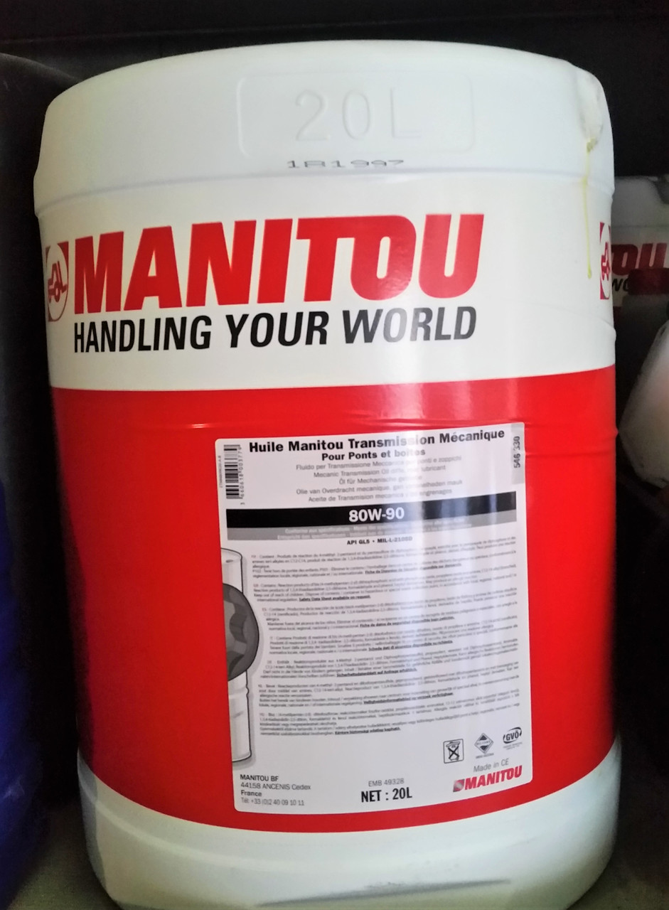 Олива трансмісійна MANITOU 80W90 (20л) 546330: продаж, ціна у Дніпрі ...