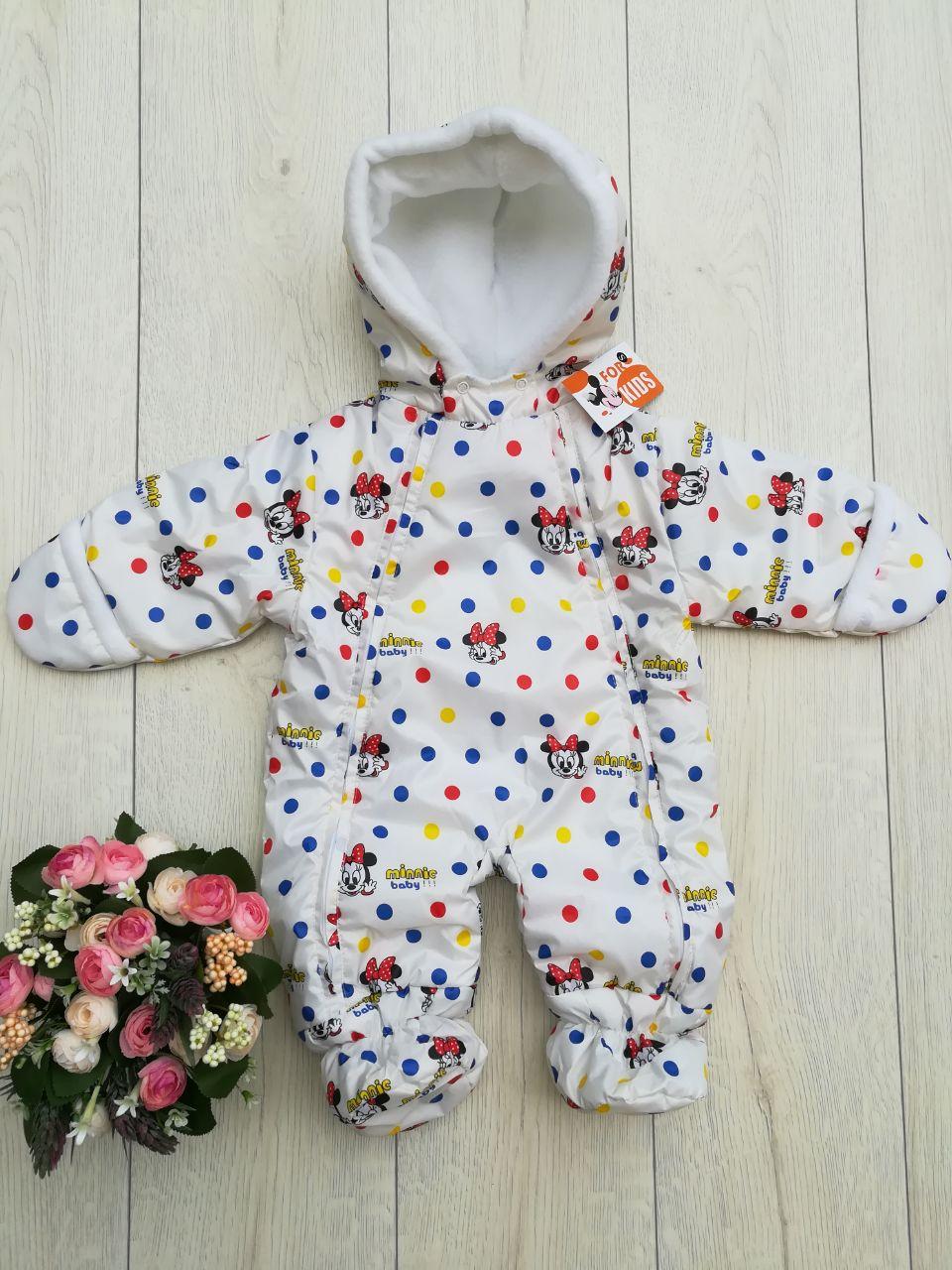 Осенний комбинезон "Kids Микки" 0-5 мес девочка от интернет-магазина ...