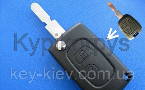 Peugeot (Пежо) 307 Выкидной Ключ (корпус) 2 - Кнопки — Купить Недорого ...