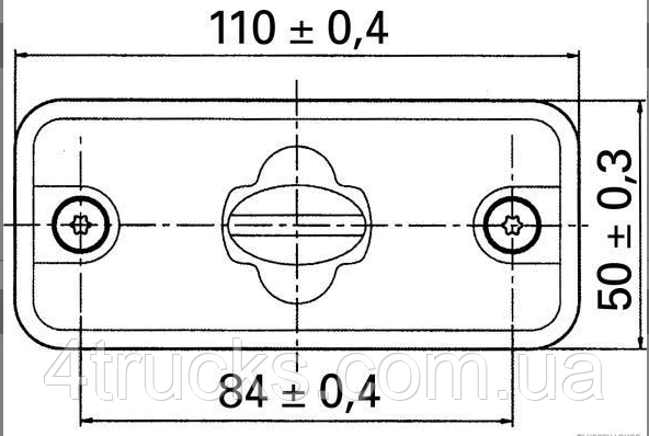 Купить Фонарь боковой габаритный DAF 95XF CF XF95 XF105 1329718 габарит ...