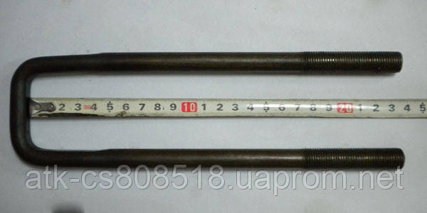 Стремянка Рессоры УАЗ 452 "Буханка",(M14x1,5 X 46мм L-230мм) - С ГАЙКОЙ ...