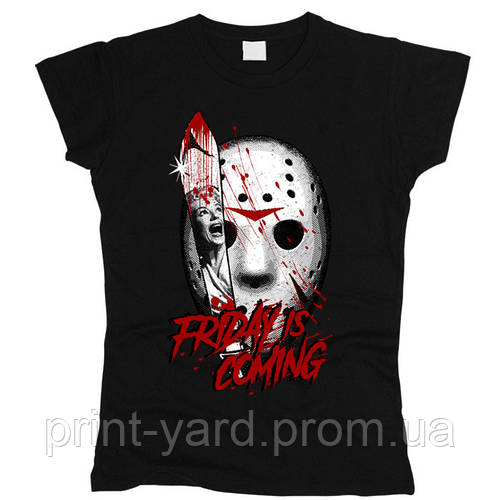 Купить Пятница 13-е 01 Футболка женская, цена 370 ₴ — Prom.ua (ID ...