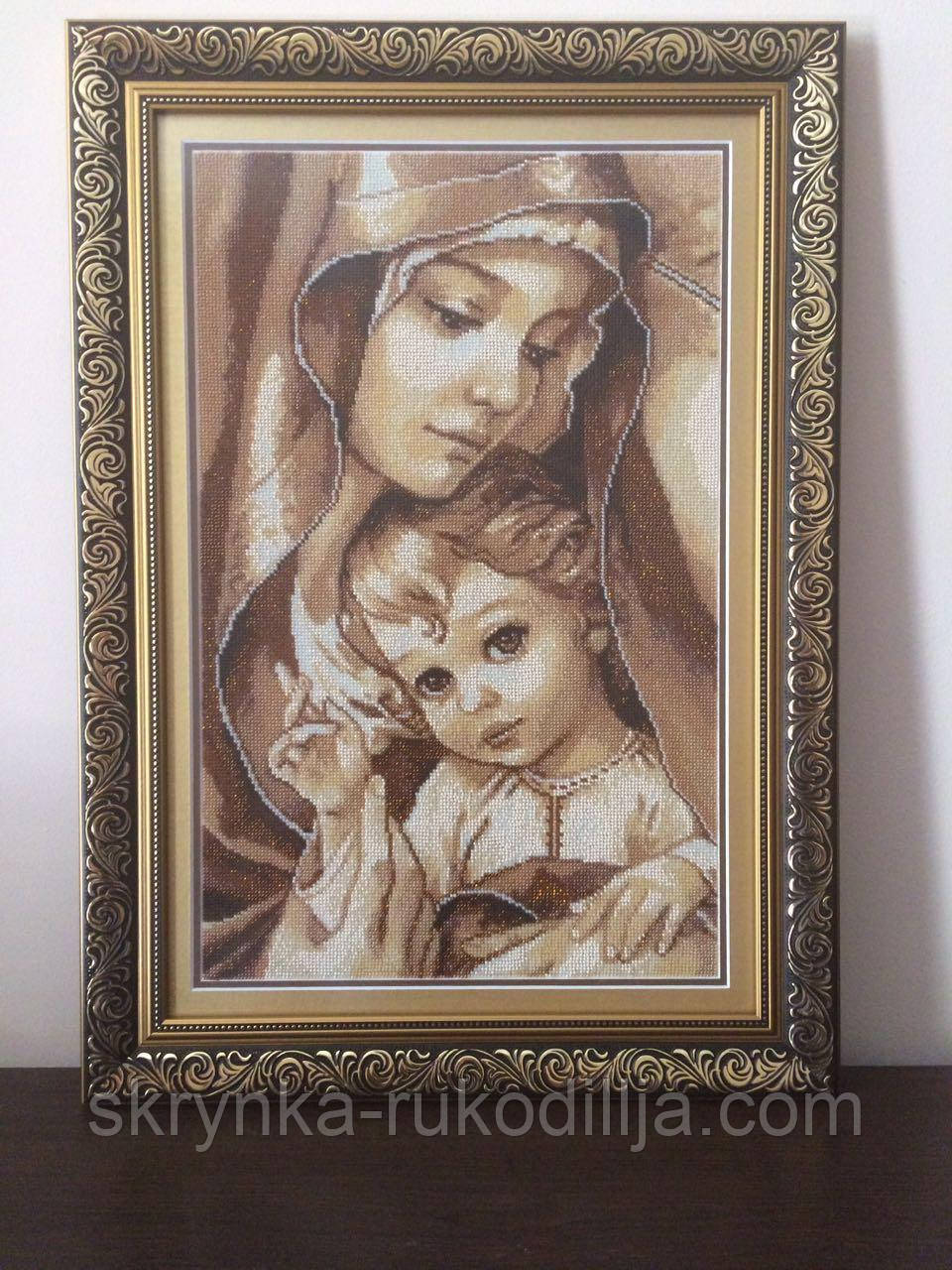 Мадонна з немовлям П 118 К Схема на тканині для вишивки продажа цена в Львове Вышивка и