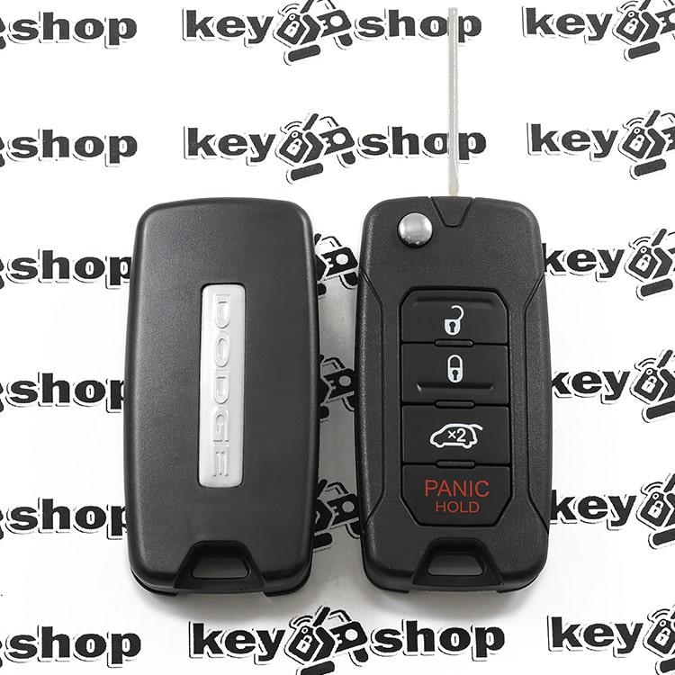 Викидний Ключ для Dodge (Додж) 3 + 1 Кнопка (panic), Лезо Y160, Чип ...