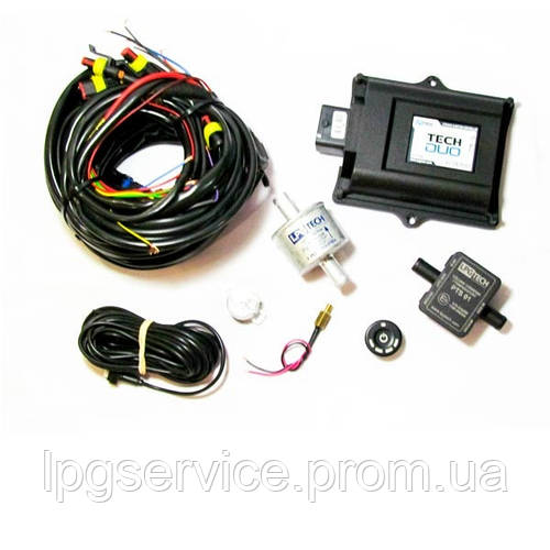 Комплект 4ц LPGTECH DUO, ред. Alaska Super 140 (100kW), фор. HANA Singl ...