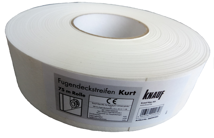 Купить Лента Кнауф бумажная для швов КУРТ, 50мм 75м., цена 1152 грн ...