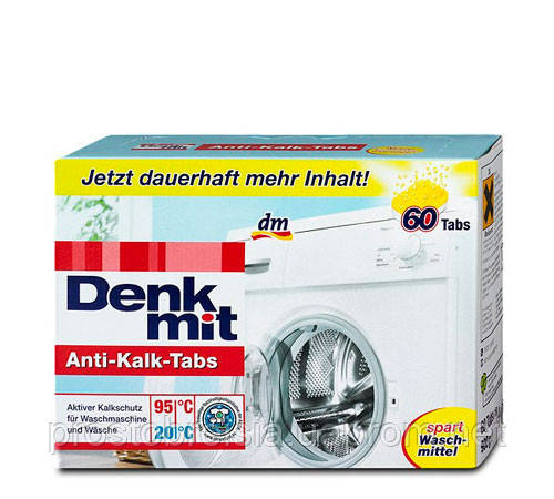 DenkMit Anti-Kalk-Tabs антикальк таблетки в стиральную машину 60шт ...