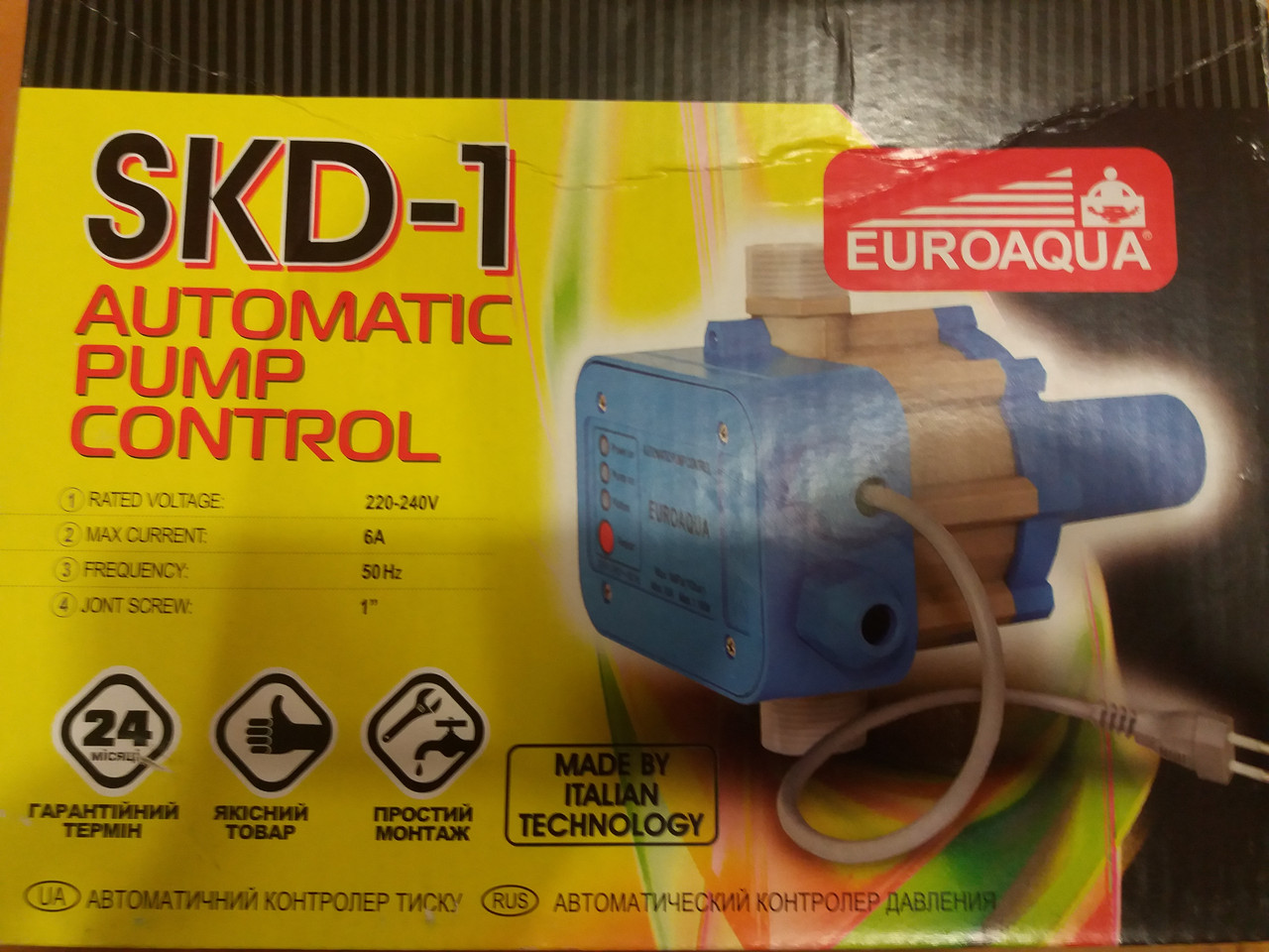 КОНТРОЛЛЕР ДАВЛЕНИЯ EUROAQUA SKD-1 (ID#973272975), цена: 908 ₴, купить на Prom.ua