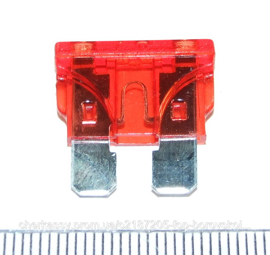 Купить 10 шт F005 FUSE 10A Красный Предохранитель автомобильный средний ...