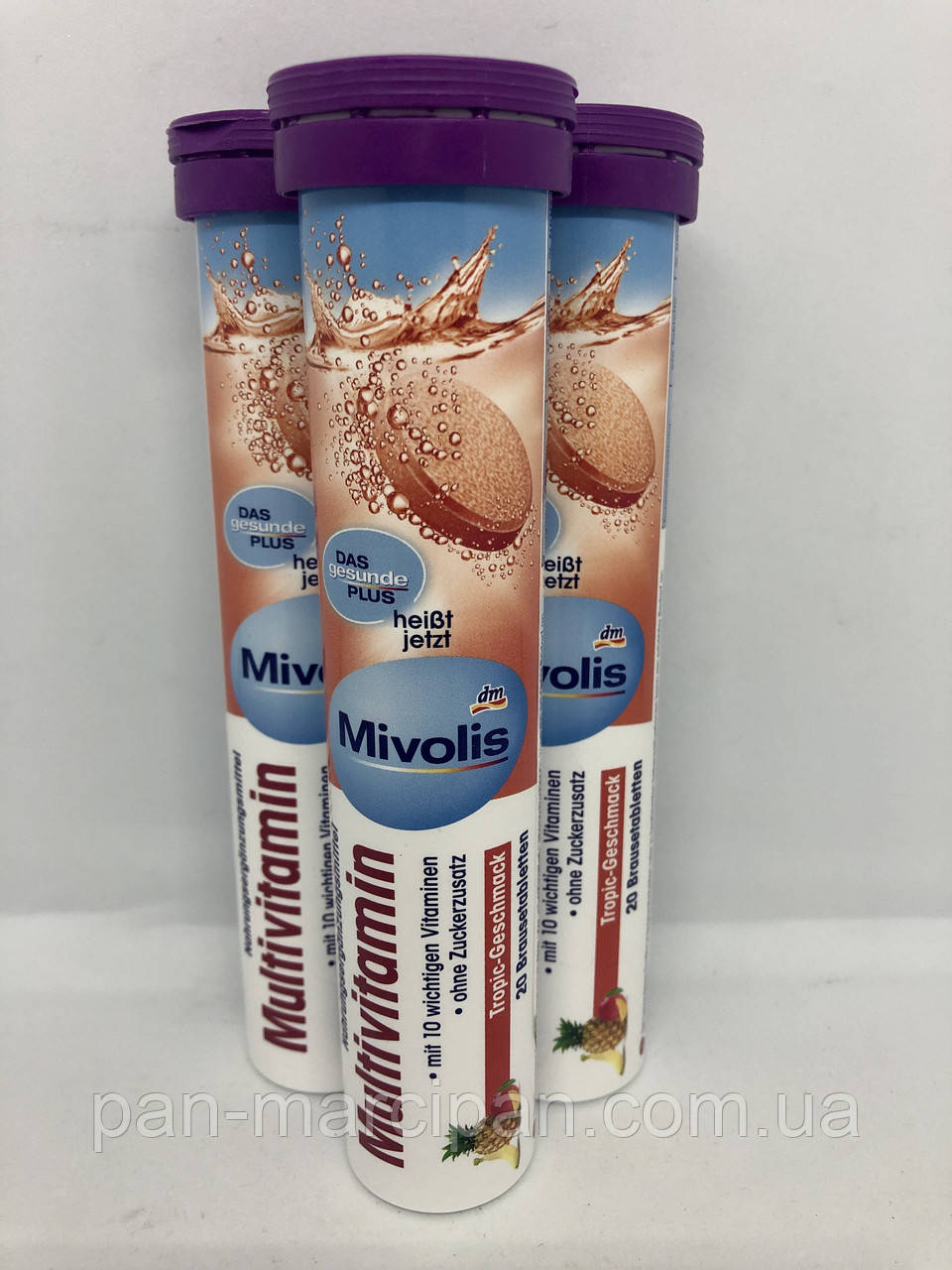Вітаміни DM Mivolis Multivitamin Tropic-Geschmack 20шт: продажа, цена в ...