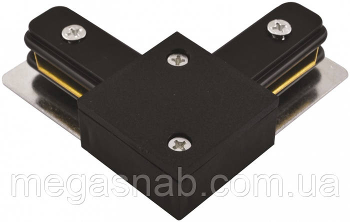 Конектор кутовий для однофазного шинопровода (чорний) LD1001 FERON (ID ...