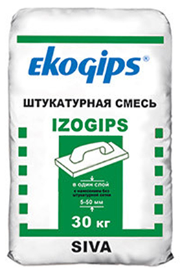 Купити Шпаклівка Ізогіпс Екогіпс стартова гіпсова 25 кг. Турція, ціна ...