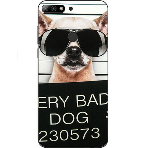 Чехол силиконовый для Huawei Y7 Prime 2018 / honor 7C Pro с картинкой ...