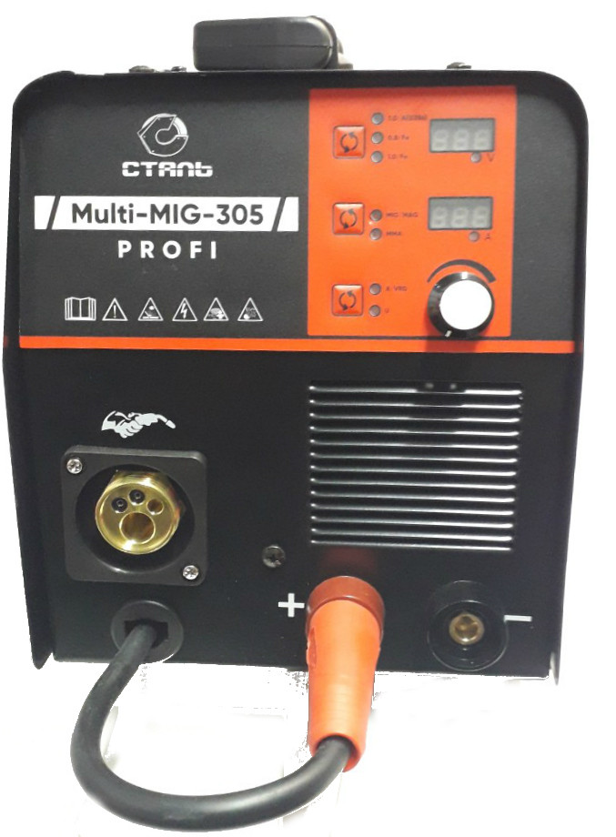 Зварювальний інверторний напівавтомат Сталь MULTI-MIG-305 PROFI (ID ...