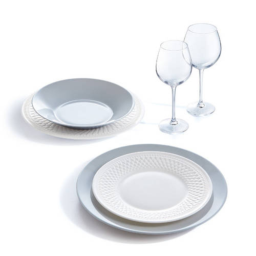 Купить Сервиз столовый Luminarc Alizee Perle 18 предметов L8447, цена 1449 грн — Prom.ua (ID ...