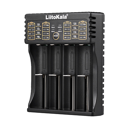 Зарядное устройство LiitoKala Lii-M4 Li-ion IMR LiFe+NiMH Type-C Черный ...