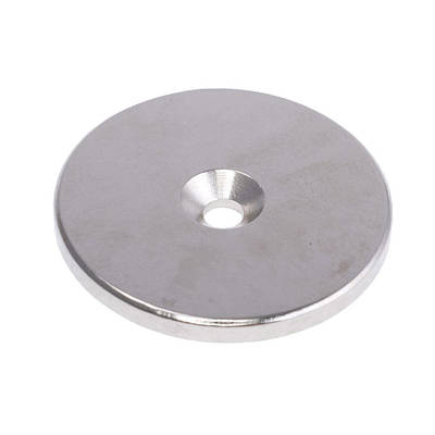 Магніт NdFeB, Шайба під потай D12 x d7/3,5 x 4 mm (N38), Ni + Cu + Ni ...