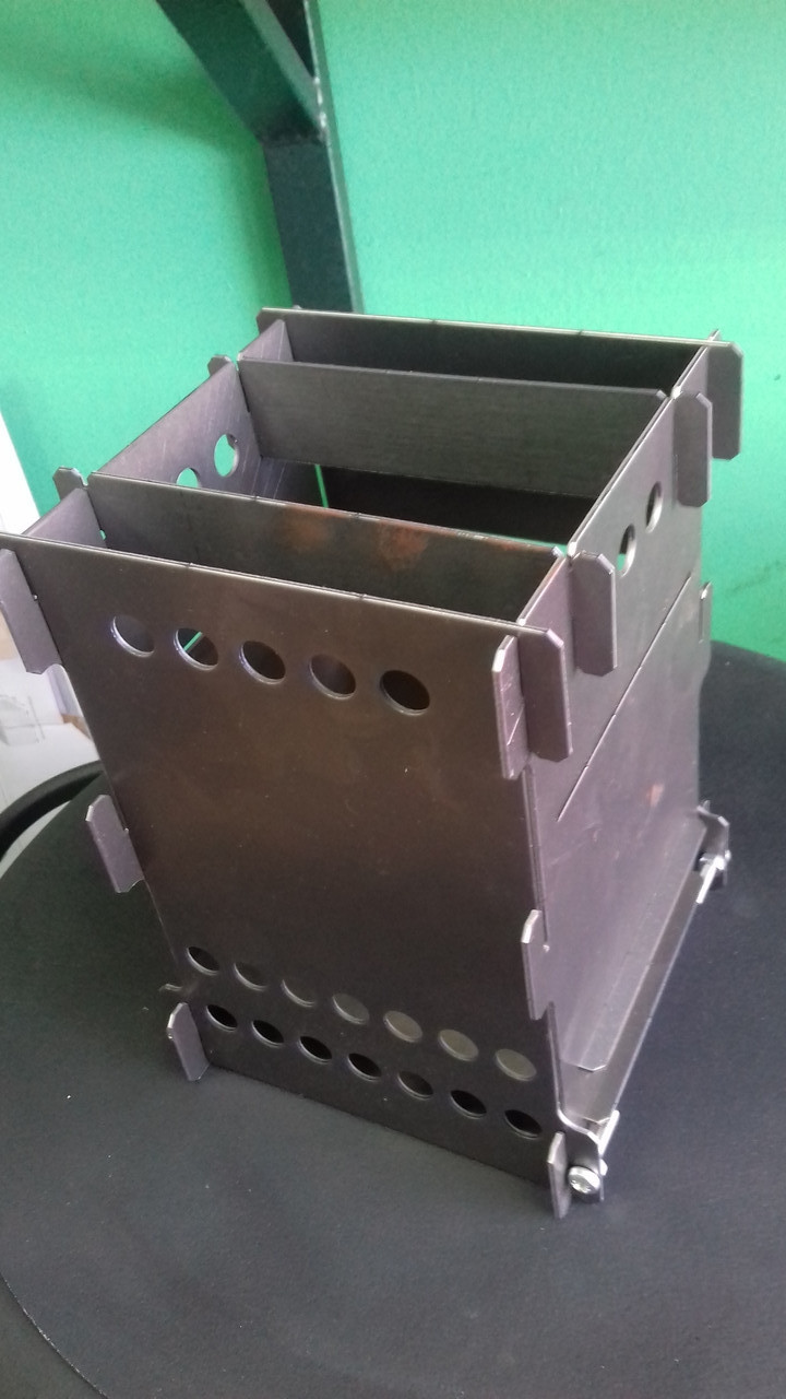 🐟 Піч щепниця, міні-піч, складна похідна, цена 554,58