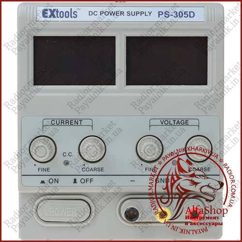 Купити Лабораторний блок живлення EXtools PS-305D, 30B, 5A (12-1420 ...