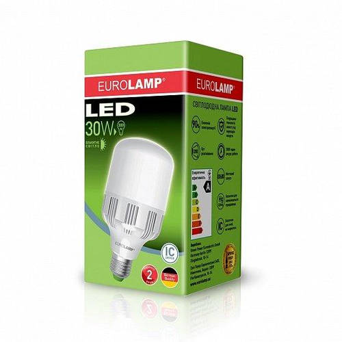 Светодиодная EUROLAMP LED Лампа высокомощная 30W E27 6500K (ID ...