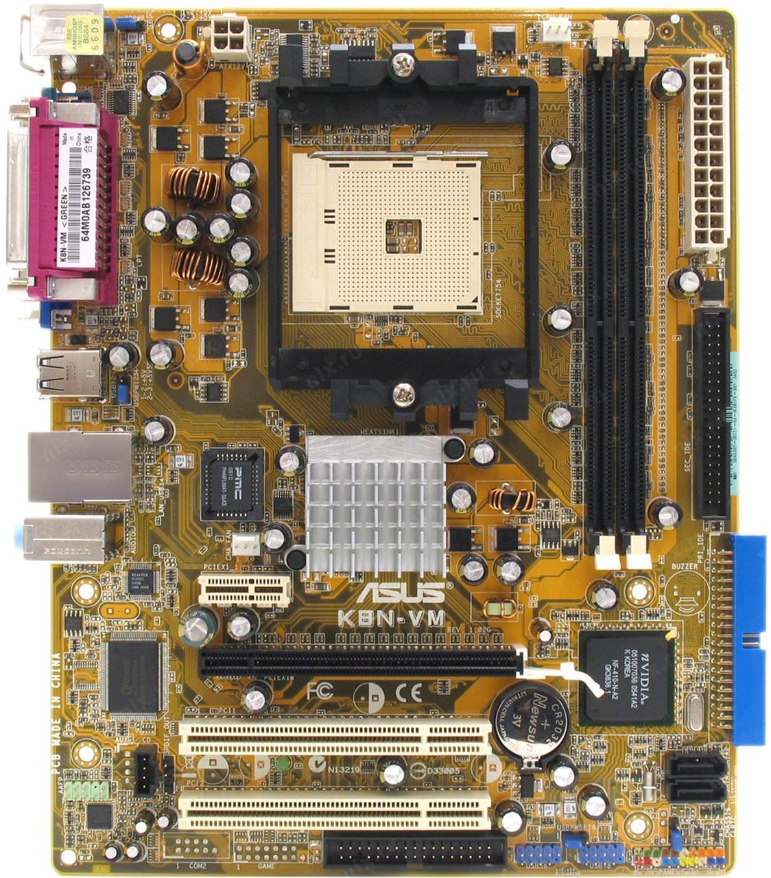 Материнская плата Asus K8N-VM, s754 (ID#1043062668), цена: 851 ...