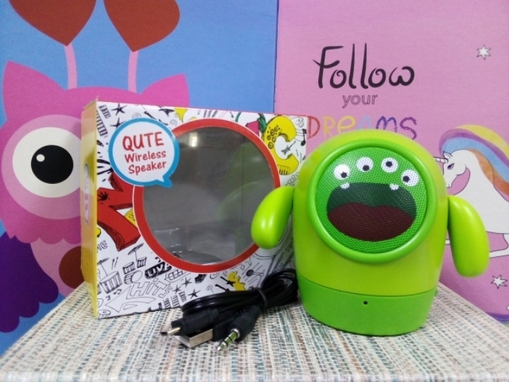 Детская Колонка Музыкальная Портативная Салатовый Монстр Cute Wireless ...
