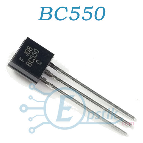 Купити BC550C, Транзистор біполярний NPN, 45В, 100мА, TO92, ціна 1.75 ...
