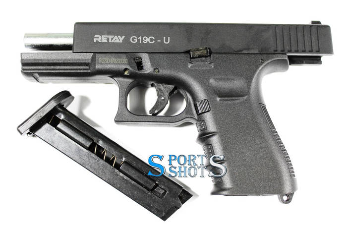 Купити Стартовий пістолет Retay G 19 C - U (на 7 патронів), ціна 2760 ...