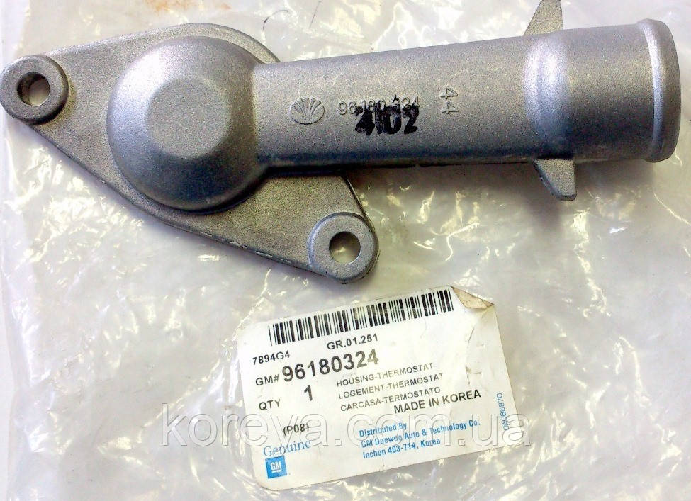 Купить Корпус термостата Ланос 1.5, Авео 1.5. GM 96180324, цена 241 ...