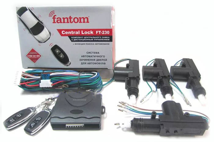 Центральный замок Fantom FT-230 с дистанционным управлением (ID ...
