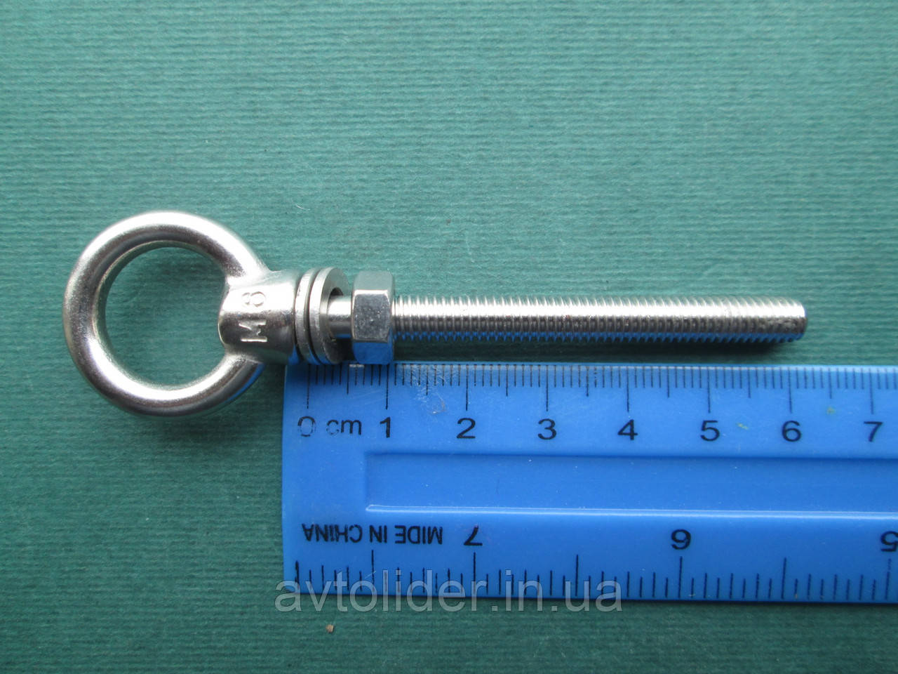 Рым-болт длинный, нержавеющая сталь А4 (AISI 316) 6х60 (ID#733371655 ...