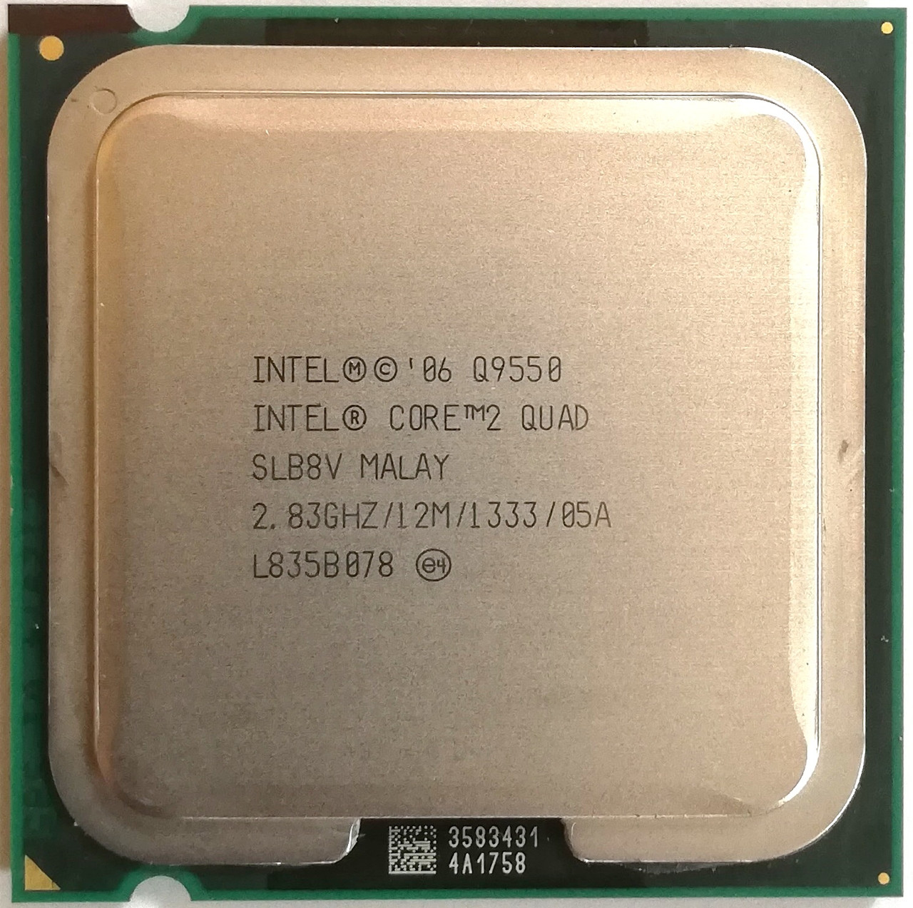 Процессор Intel Core 2 Quad Q9550 E0 SLB8V 2.83GHz 12M Cache 1333 MHz ...