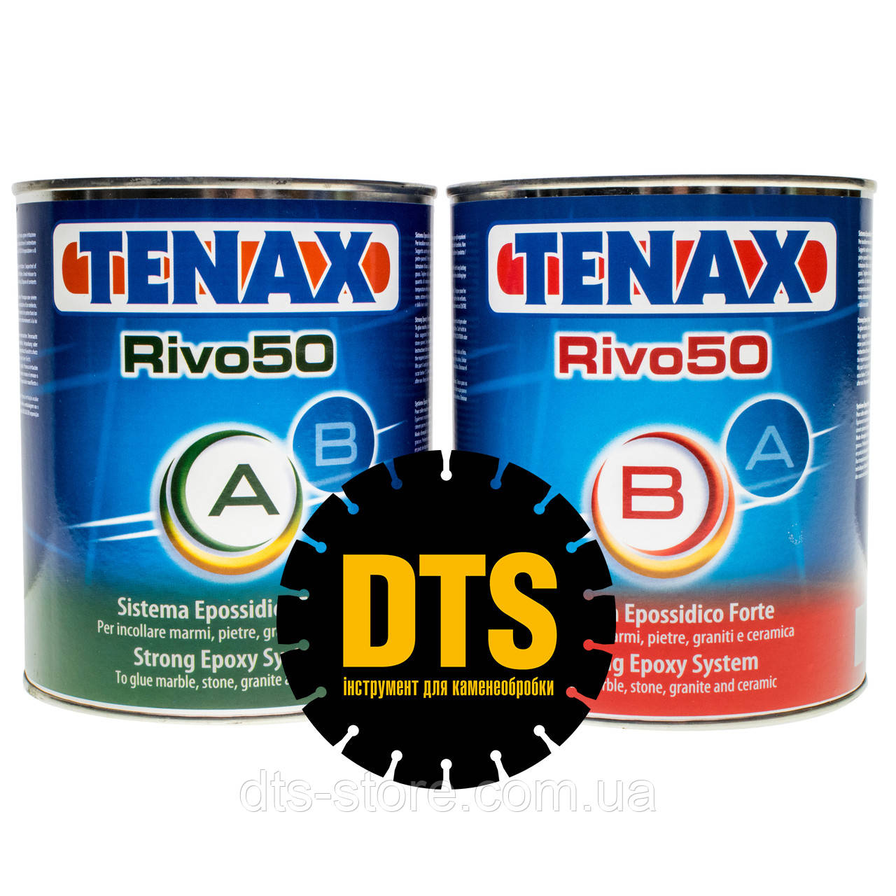 TENAX Клей эпоксидный Rivo50 A+B Paglierino (1+1 л) (ID#1050715342 ...
