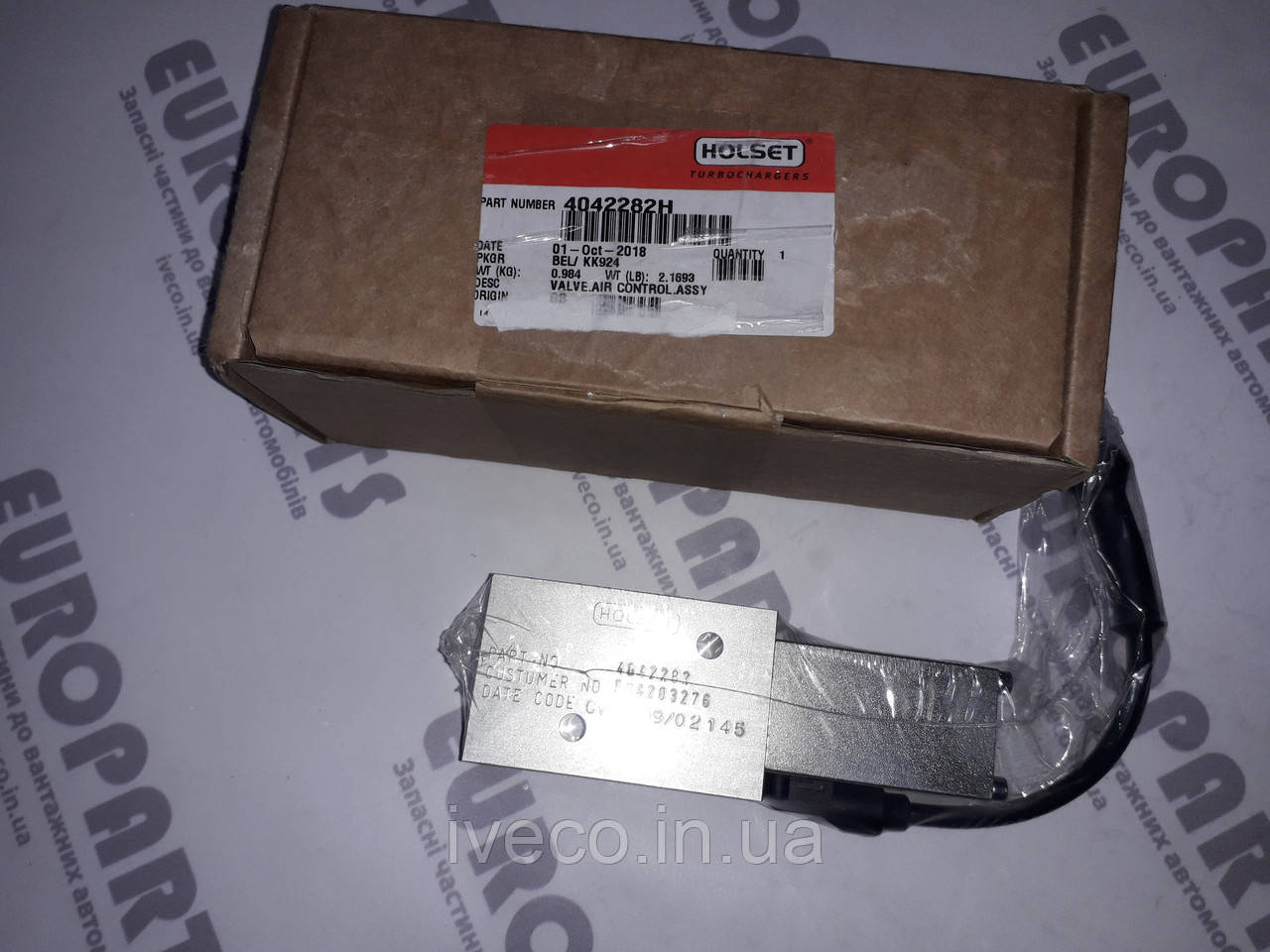 Клапан контролю тиску Iveco Stralis Trakker Eurotrakker 504203276 ...