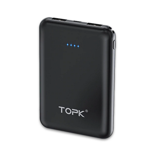 Купить УМБ Power Bank Topk Mini 2xUSB 5000 mAh черный (TK0503-BL), цена ...