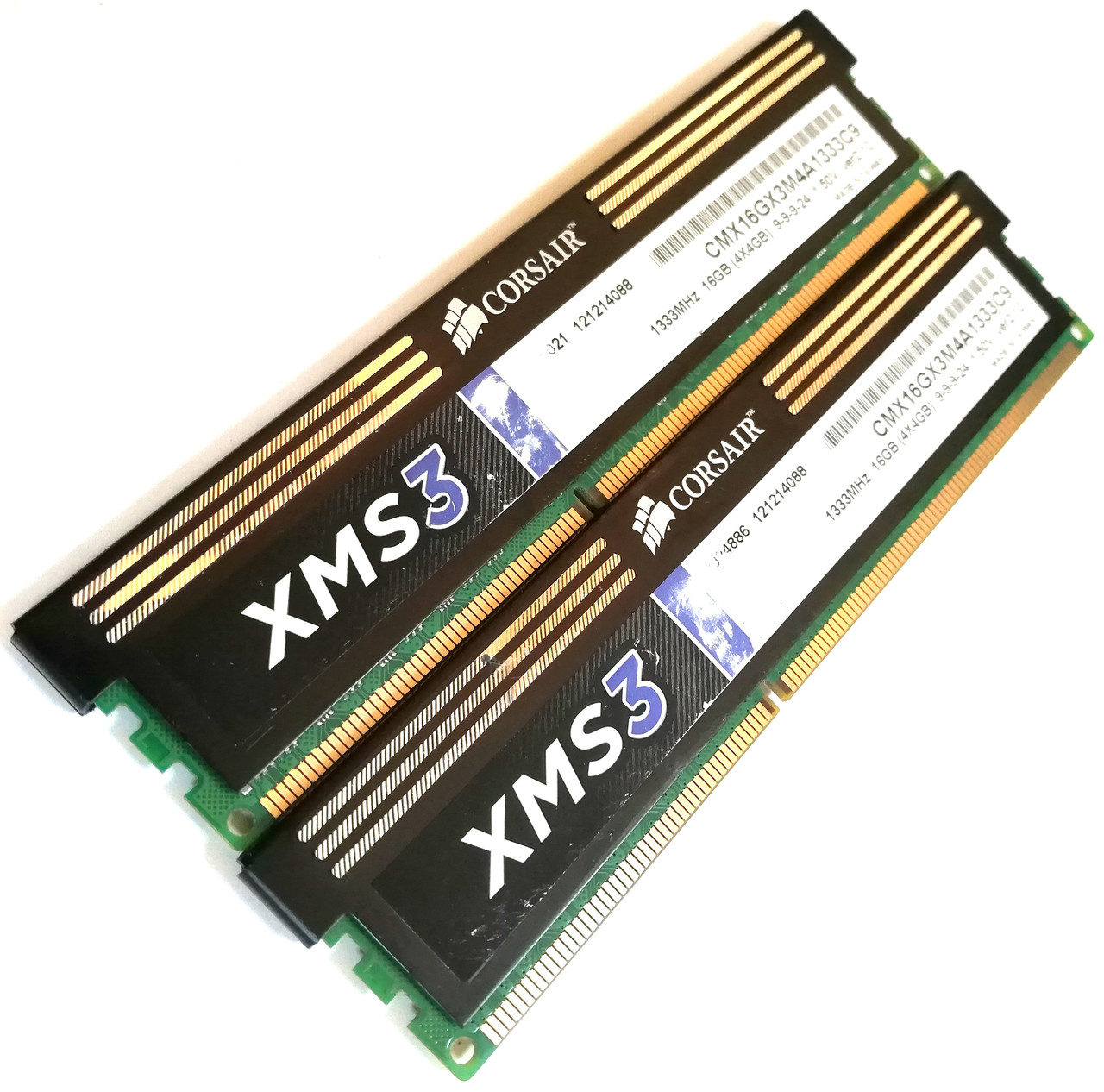 Пара оперативной памяти Corsair DDR3 8Gb KIT of 2 1333MHz PC3 10600U ...