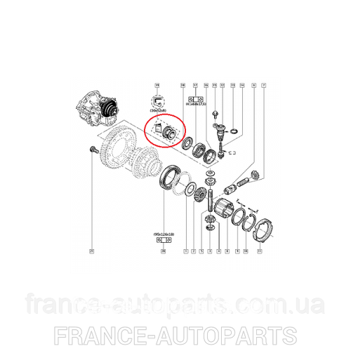 Купить Сальник правого привода , Clio, Laguna,7701474122, оригинал ...