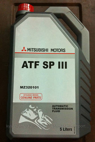 Рідина АКПП Mitsubishi ATF SP III колір червоний 5літров, ціна 1200 грн ...