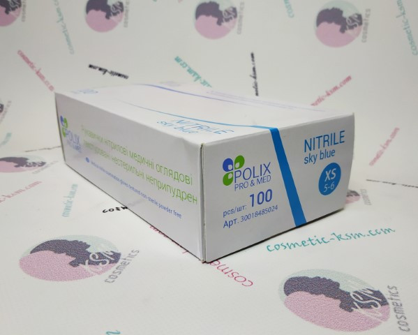 Купити Polix PRO&MED Рукавички НІТРІЛОВІ XS небесно-блакитний/SKY BLUE ...