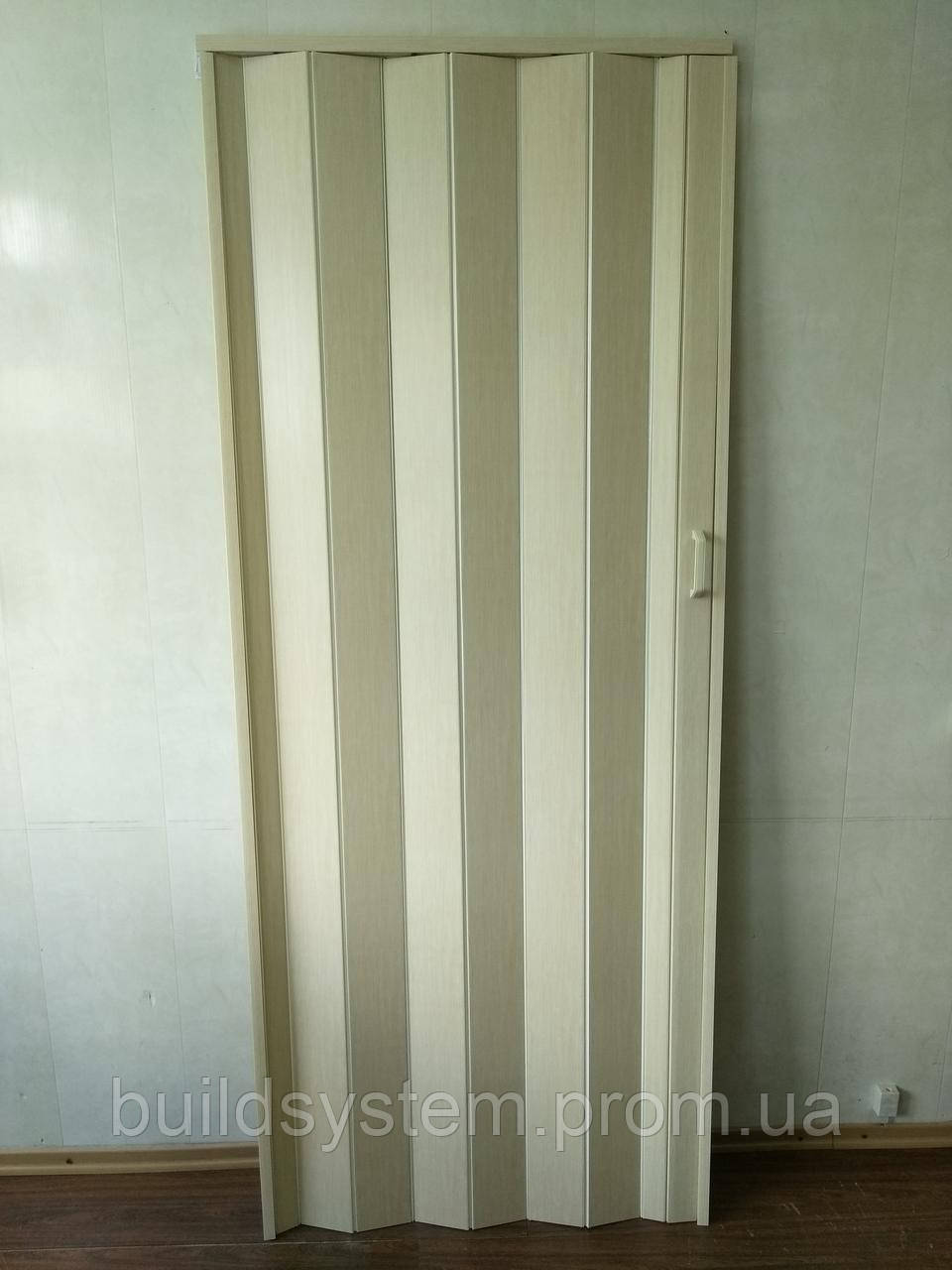Купить Дверь гармошка раздвижная глухая пластиковая 810*2030*6 мм ...