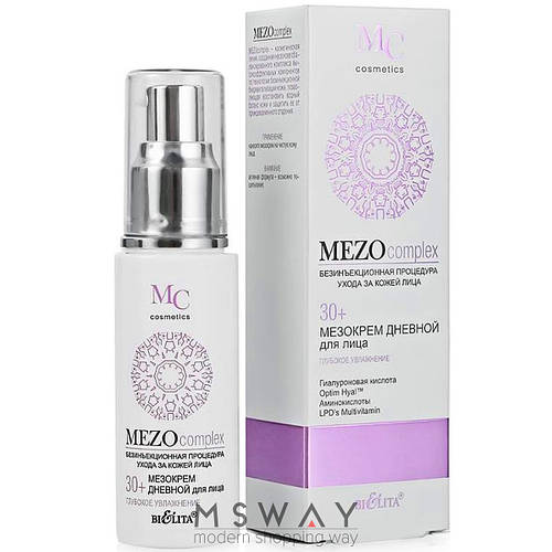 Bielita - MezoComplex 30+ Мезокрем денний для обличчя глибоке зволоження 50ml, ціна 155 грн ...