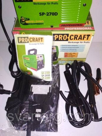 Зварювальний інверторний апарат ProCraft SP-270D, ціна 1370 грн — Prom.ua (ID#177431671)