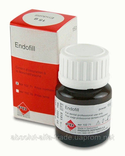 Endofill (Ендофіл) порошок 15 г паста для постійного пломбування ...