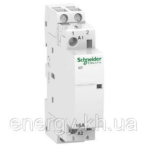 Модульний контактор Schneider Electric Acti9 16A 2НО 230V A9C22712 (ID ...