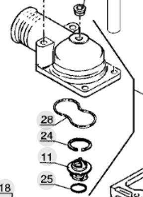Купити Термостат в зборі (у корпусі) Perkins 4133L032 (10000-12520 ...
