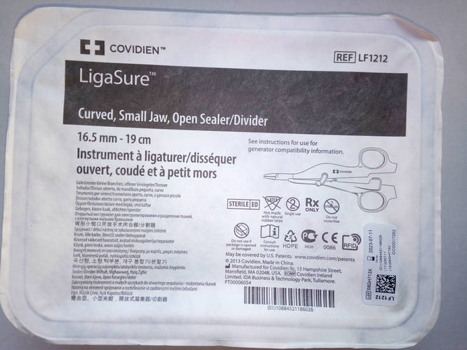 Инструмент LigaSure Small Jaw LF1212 (ID#1070144693), цена: 17160 ...