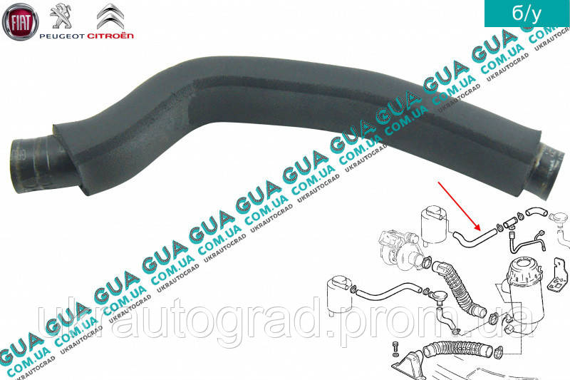 Патрубок вентиляції картерних газів ( шланг, трубка-пуна) 1320906080 ...