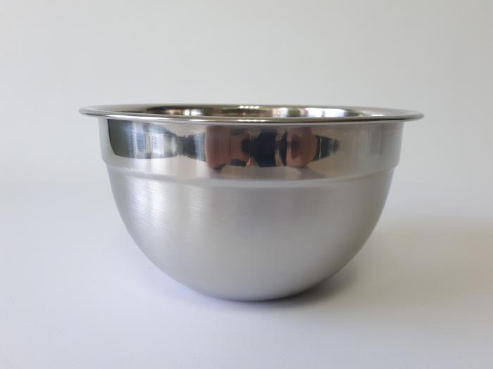 Купити Миска кухонна для міксера з нержавіючої сталі глибока матова D 18 Cm H 10 Cm 1 5 л