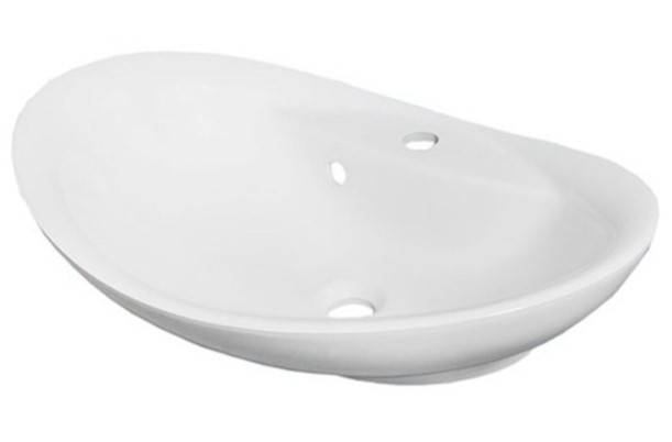 Купить Раковина Fancy Marble Ruby біла 6707101 (22127), цена 5899 грн ...