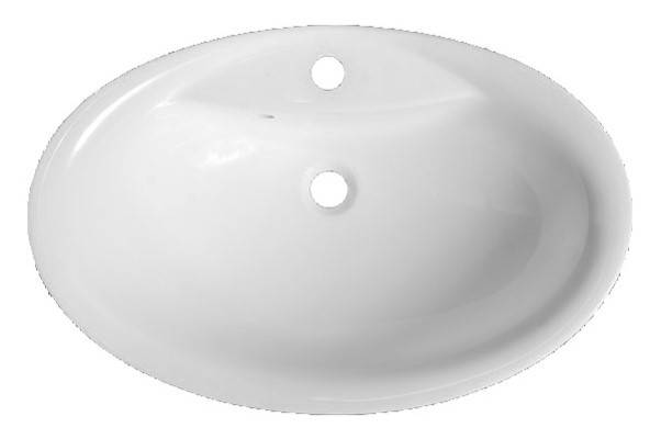 Купить Раковина Fancy Marble Ruby біла 6707101 (22127), цена 5899 грн ...